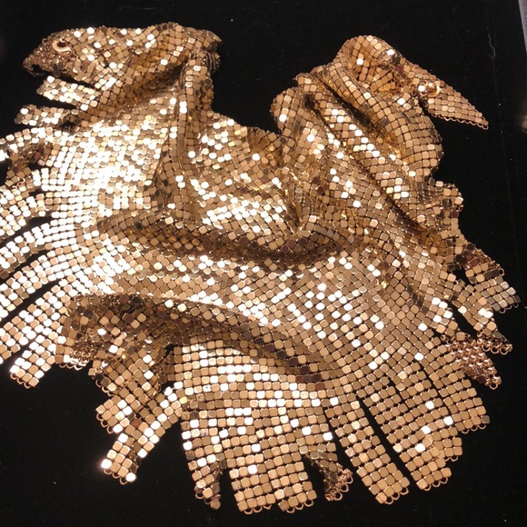 Jewelry | Vintage Metal Mesh Scarf By Fastener Co | Poshmark